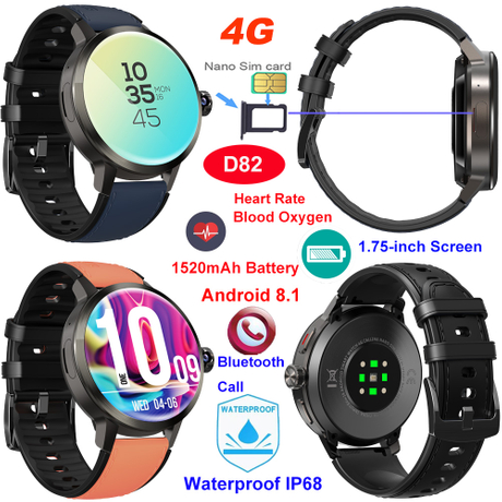China manufacture 4G IP68 waterproof long battery life smart watch ...