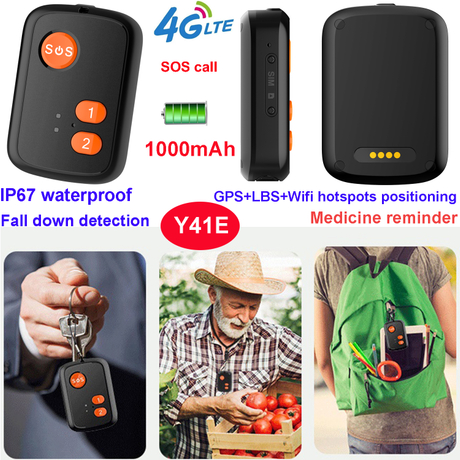 4G Waterproof Mini GPS Tracker with fall down detection Y41E - Buy ...