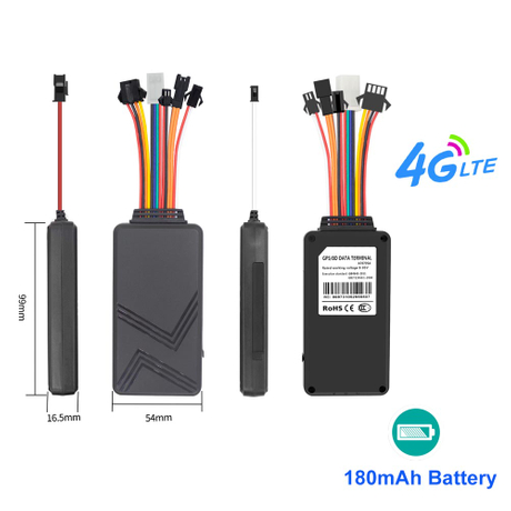 4G car vehicle realtime location tracking GPS with ACC detection T402 ...